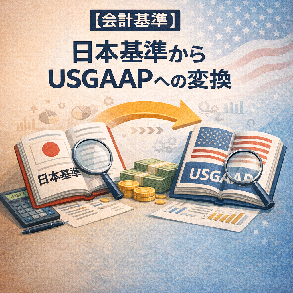 【会計基準】日本基準からUSGAAPへの変換 - Spirit Advisors